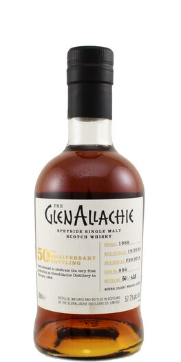 Glenallachie 28Y 1989 50th Anniversary Bottling - Rare Vintage Whisky